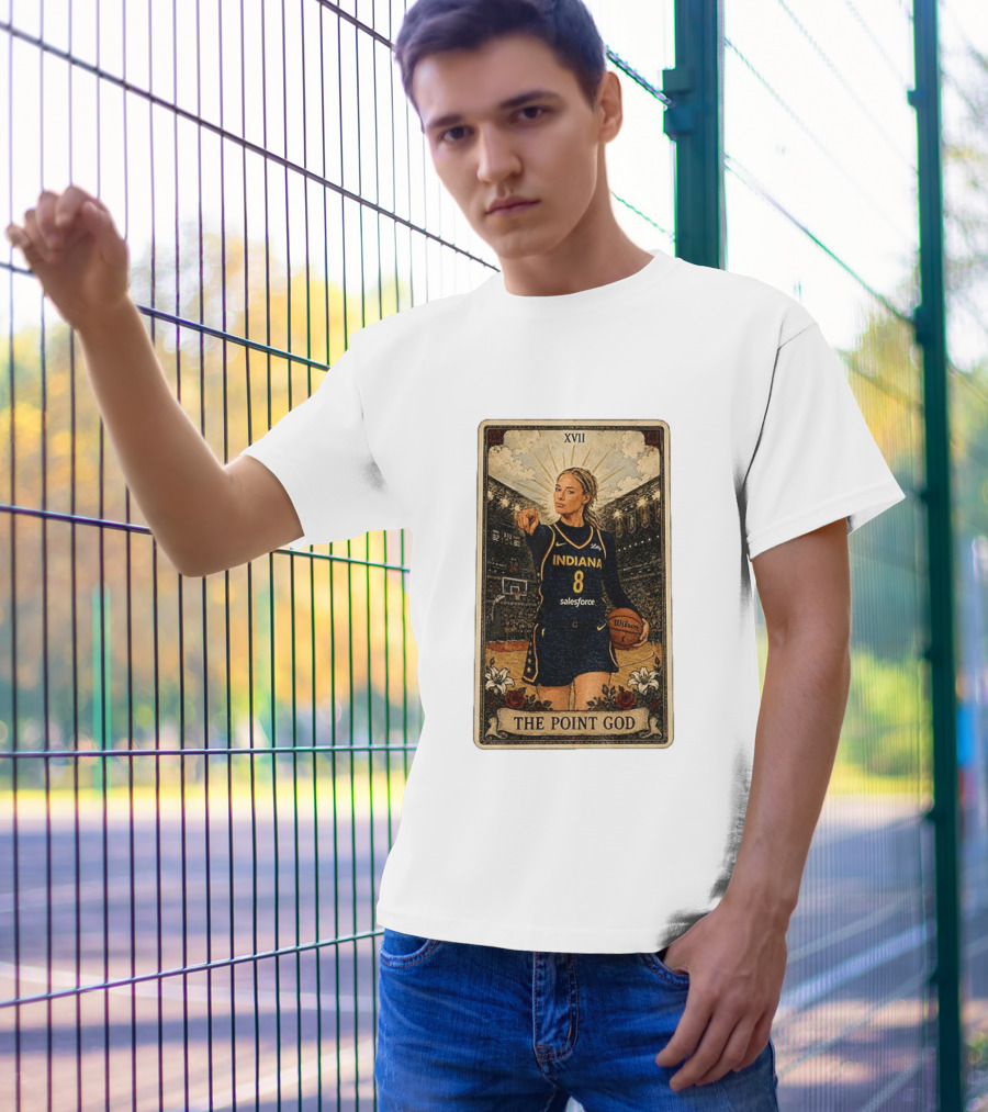Sophie Cunningham Indiana The Point God XVII Tarot Card Basketball 8 T-Shirt