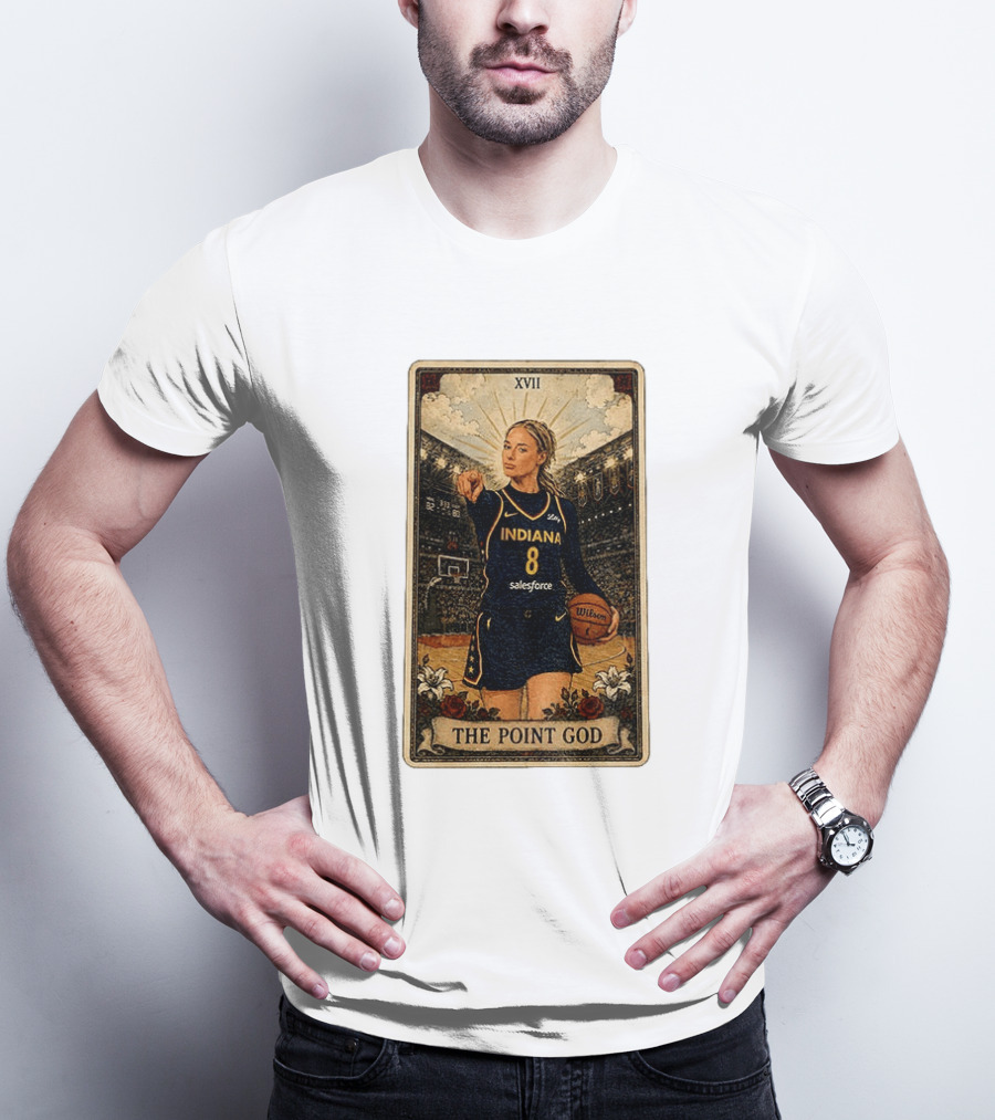 Sophie Cunningham Indiana The Point God XVII Tarot Card Basketball 8 T-Shirt