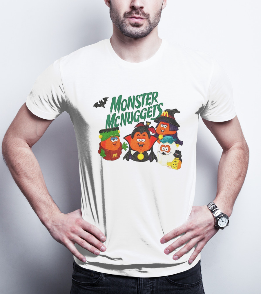 Monster McNuggets Halloween McDonald's Characters T-Shirt