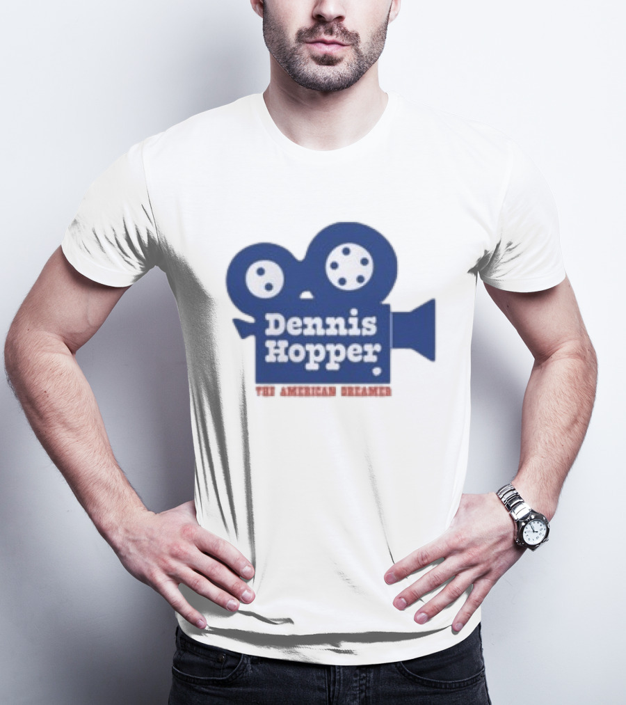 Dennis Hopper The American Dreamer Movie Camera T-Shirt