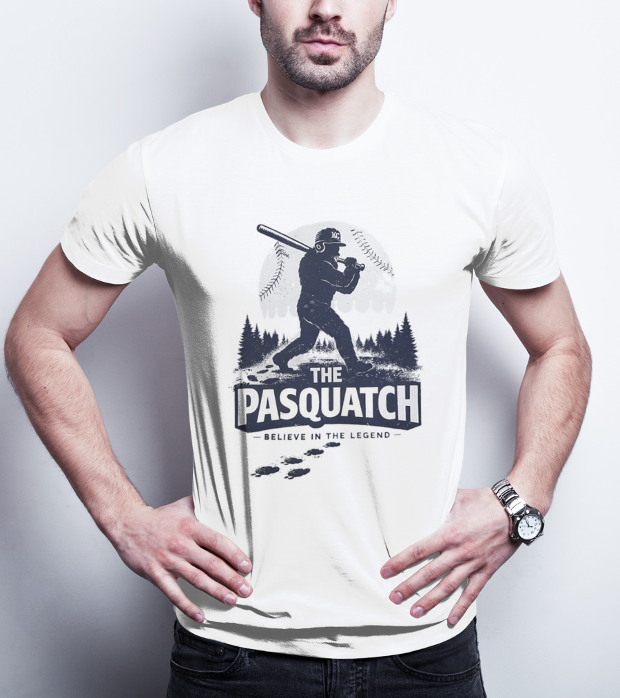 The Pasquatch Believe In The Legend Bigfoot MLB Kansas City Royals T-Shirt