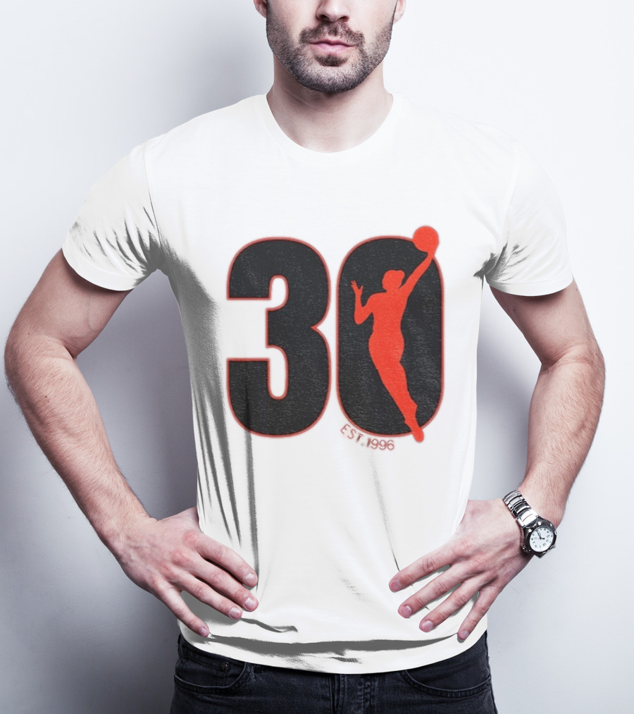WNBA 30th Anniversary 1996 Basketball Player T-Shirt
