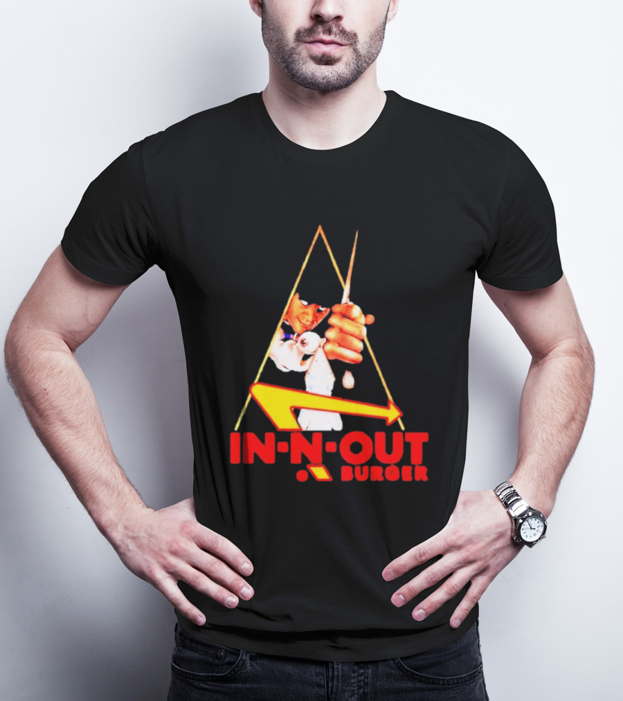 A Work Orange In N Out Burger Logo Mashup T-Shirt