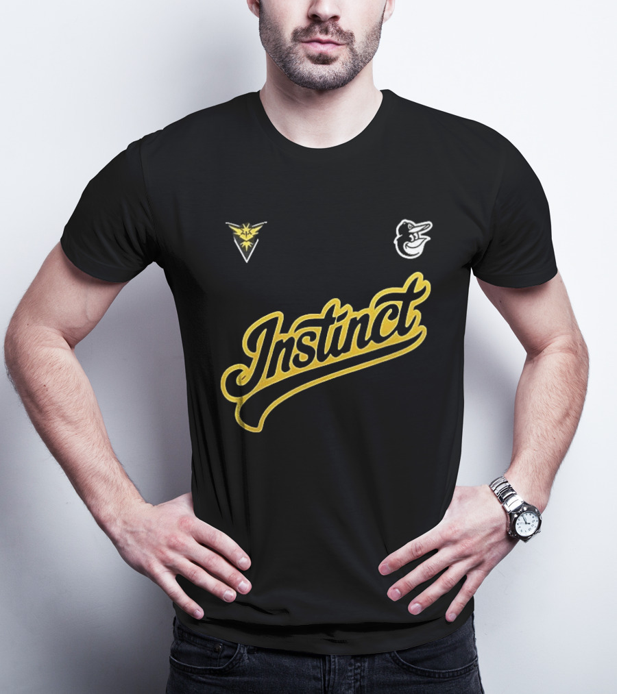 Baltimore Orioles Pokémon GO Team Instinct Collaboration 2026 T-Shirt