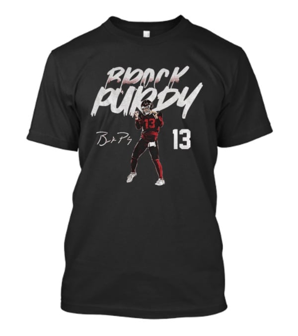 Brock Purdy 13 San Francisco 49ers Signature NFLPA Player T-Shirt