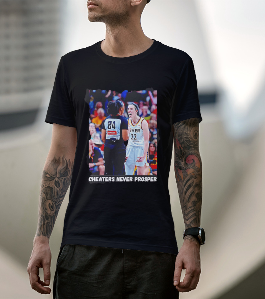 Cheaters Never Prosper 22 Basketball Athlete Intensity Moment T-Shirt