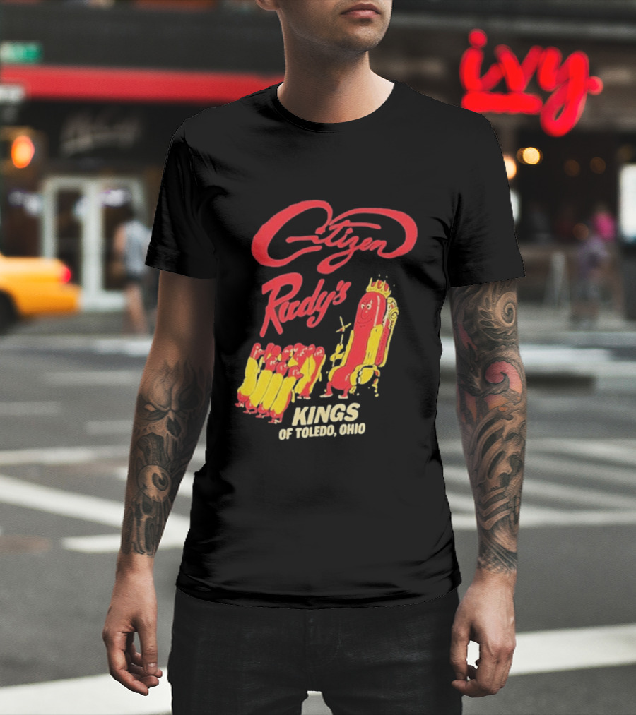 Citizen Rudy's Kings Of Toledo Ohio Hot Dogs T-Shirt