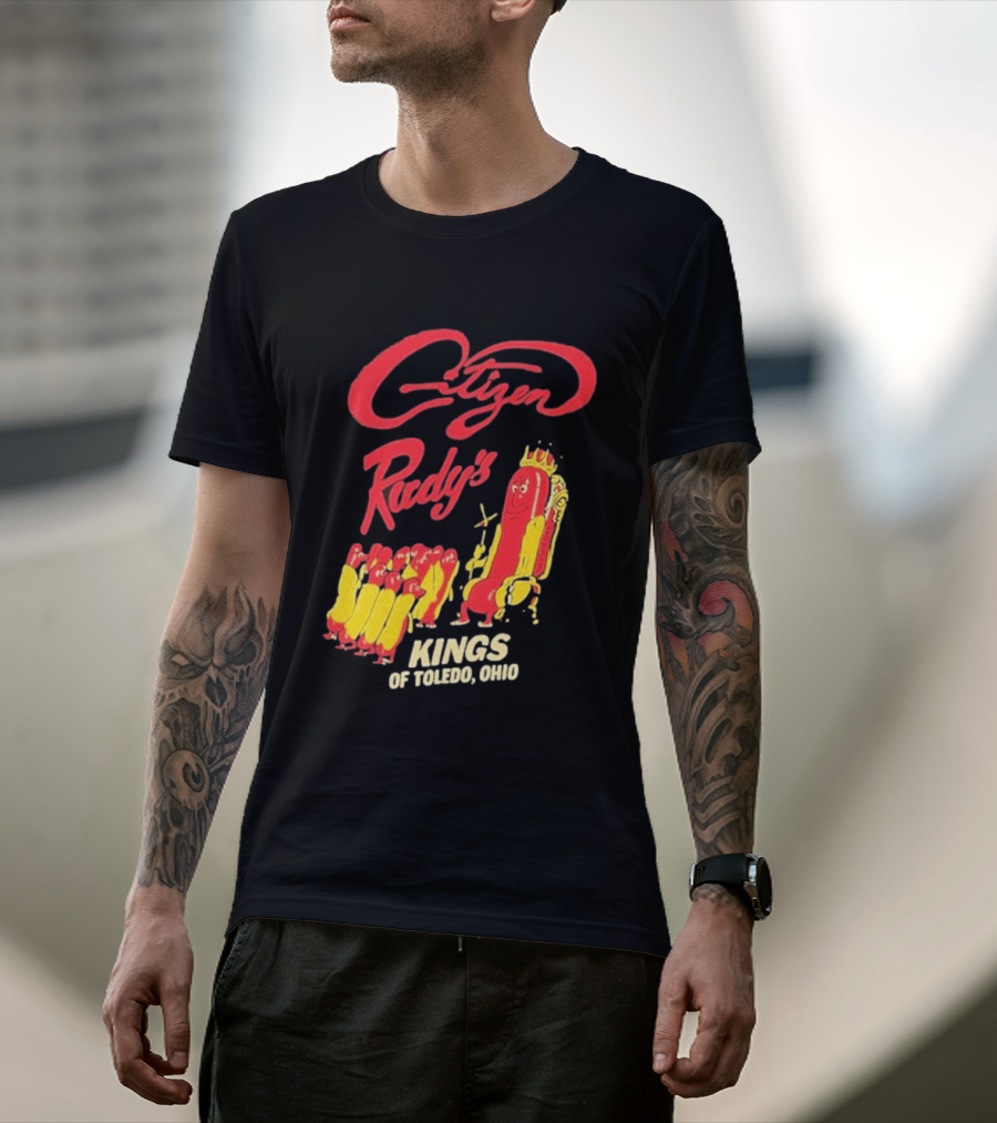 Citizen Rudy's Kings Of Toledo Ohio Hot Dogs T-Shirt