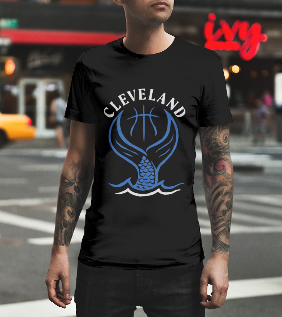 Cleveland Basketball Waves Women's Team Aquatic Spirit T-Shirt