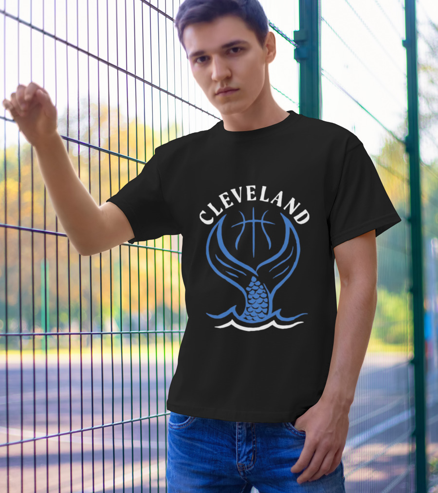 Cleveland Basketball Waves Women's Team Aquatic Spirit T-Shirt