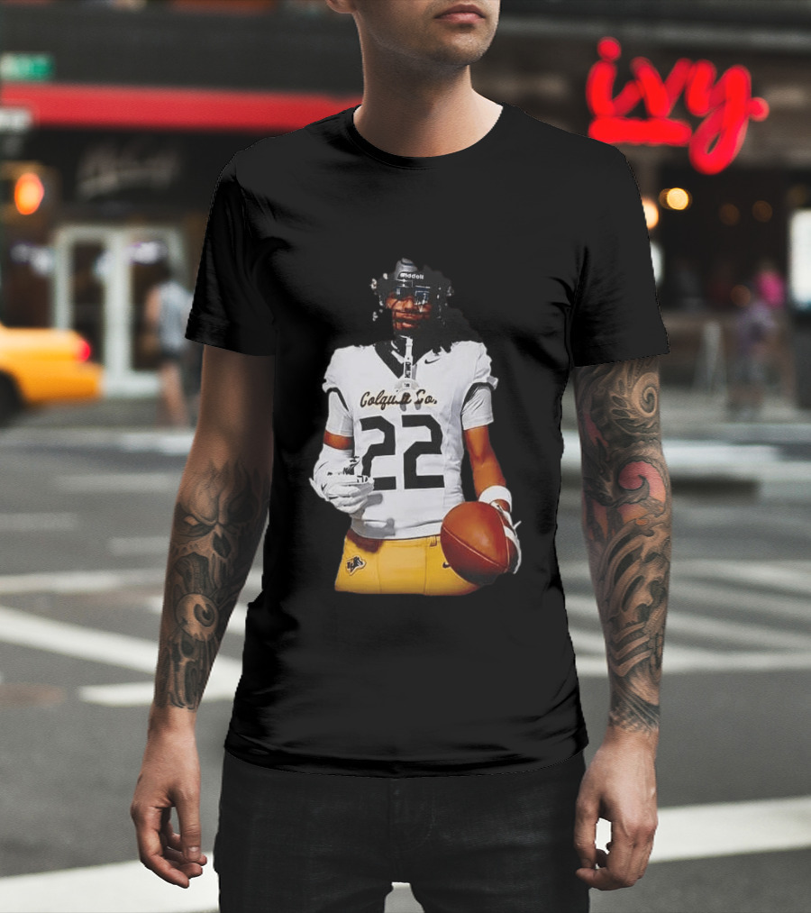 Colquitt County Packers Sean Ethan 22 Football Jersey Player Image T-Shirt