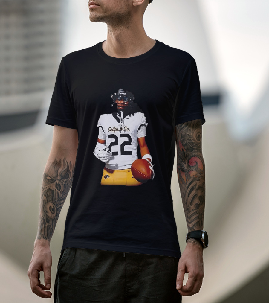 Colquitt County Packers Sean Ethan 22 Football Jersey Player Image T-Shirt