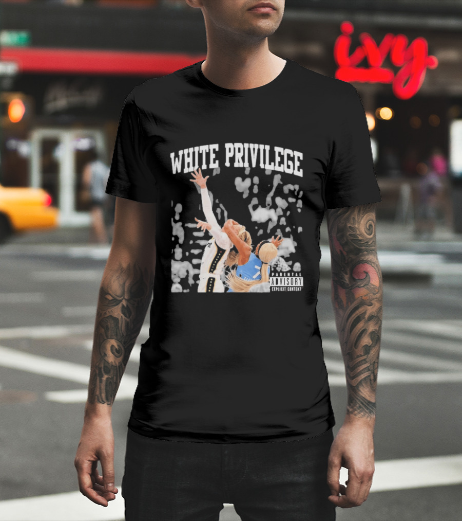 Dijonai Carrington Foul On Sophie Cunningham White Privilege Parental Advisory T-Shirt