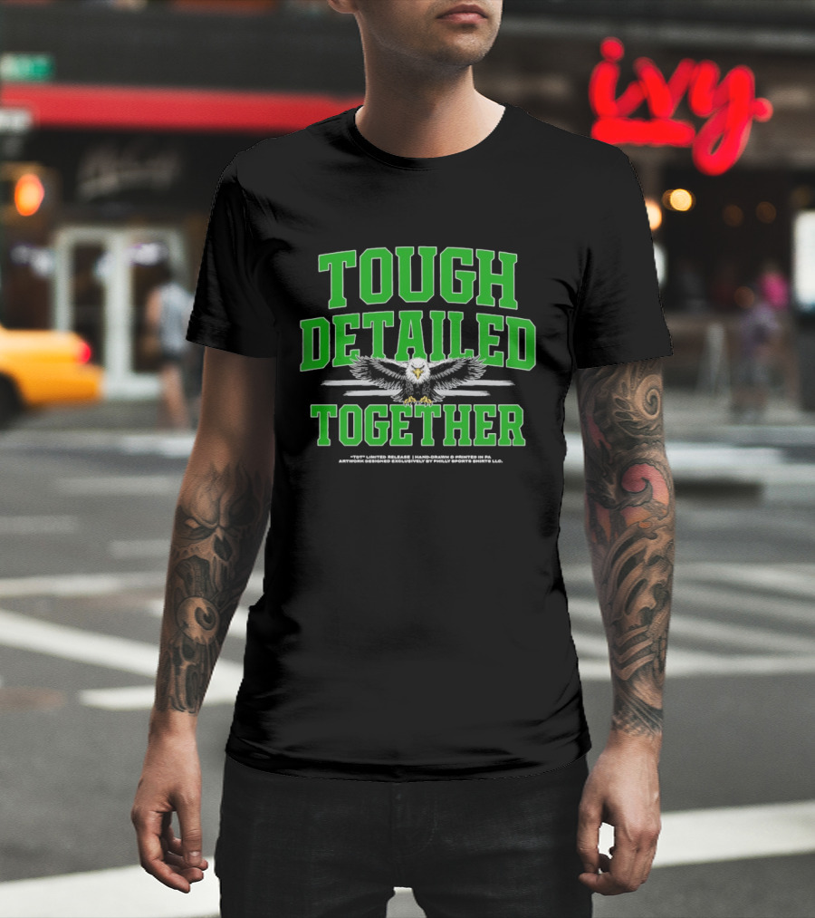 Philadelphia Eagles Tough Detailed Together Jalen Hurts T-Shirt