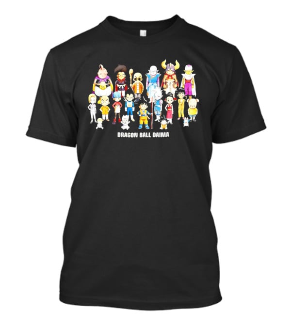 Dragon Ball Daima Chibi Anime Characters Lineup T-Shirt