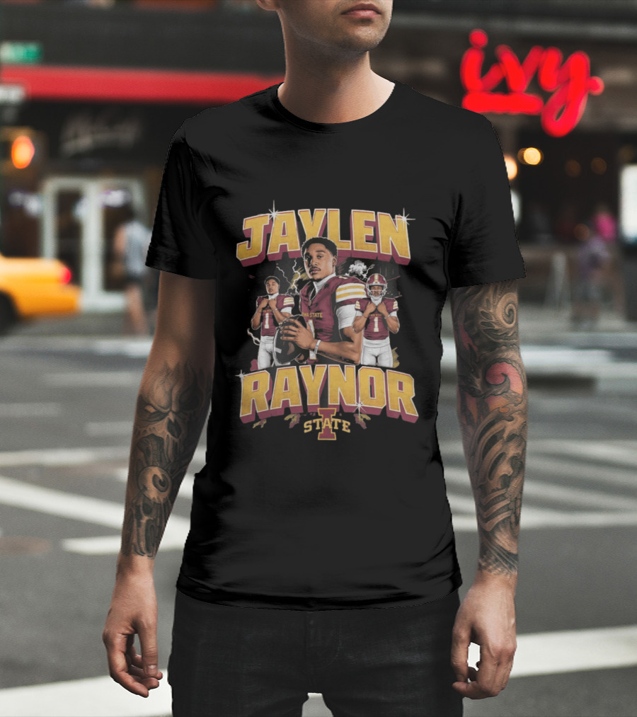 Jaylen Raynor Iowa State Football Quarterback T-Shirt