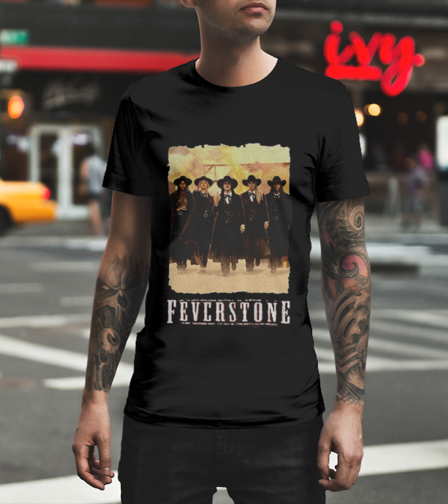 Feverstone Indiana Sophie Cunningham Caitlin Clark Tombstone Cowboys T-Shirt