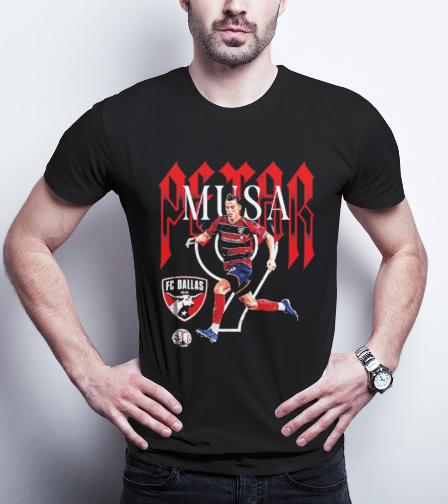 Petar Musa FC Dallas Number 9 Player Soccer T-Shirt