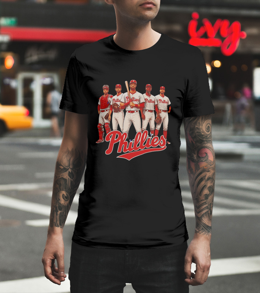 Philadelphia Phillies Field Of Dreams 2026 Team Roster Lineup T-Shirt