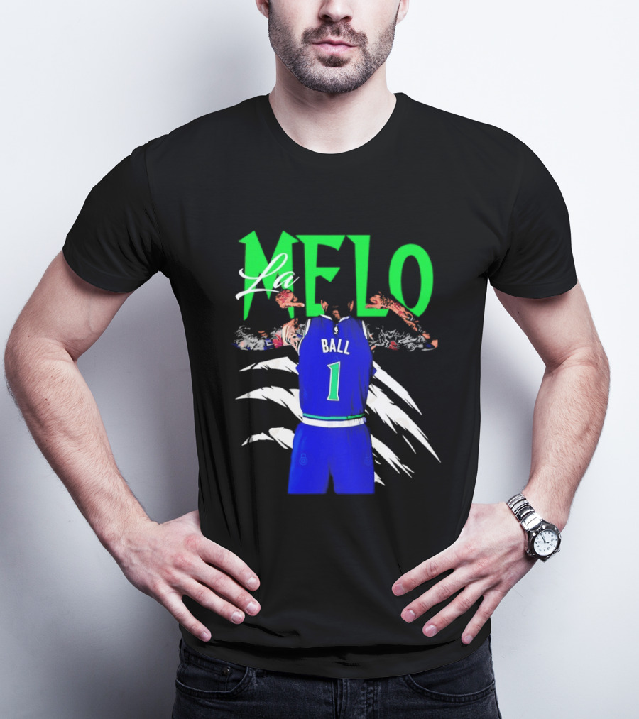 LaMelo Ball Timberwolves NBA Number 1 Jersey T-Shirt