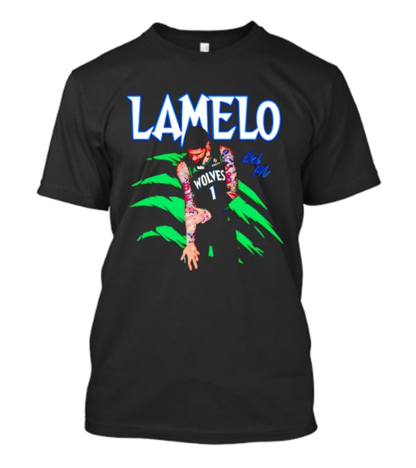 LaMelo Ball Wolves Number 1 Signature T-Shirt