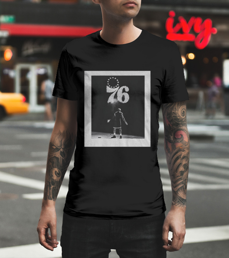 Philadelphia 76ers LeBron James Last Chalk Toss Moment T-Shirt