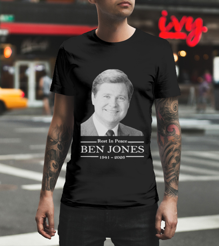 Rest In Peace Ben Jones 1941 2026 Memorial T-Shirt