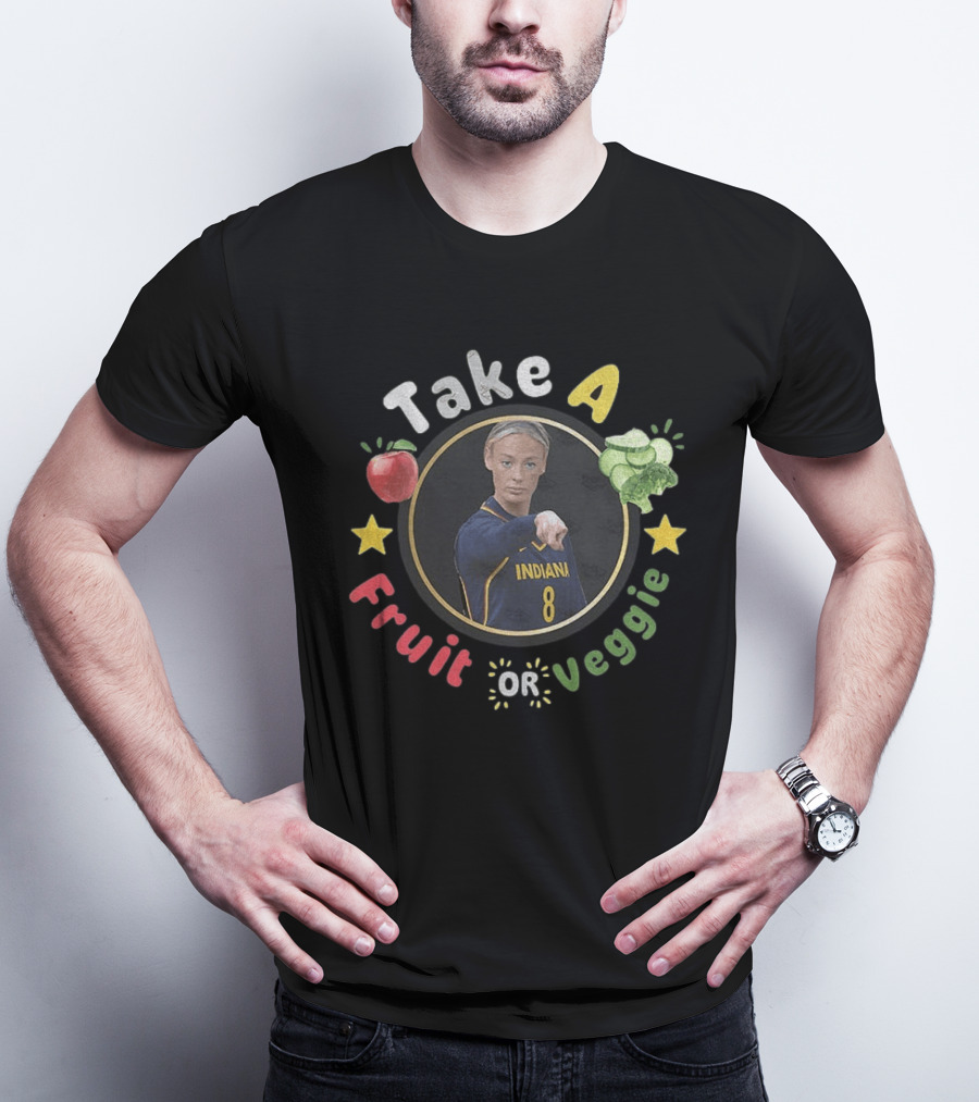 Take A Fruit Or Veggie Indiana 8 Sophie Cunningham Pointing Meme T-Shirt