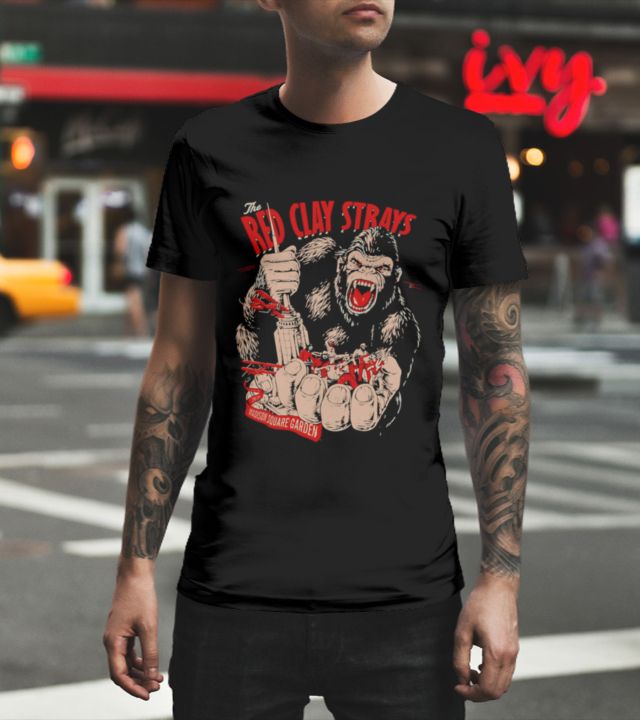 The Red Clay Strays Aug 9 2026 King Kong Madison Square Garden Event T-Shirt
