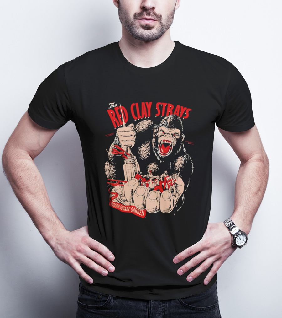 The Red Clay Strays Aug 9 2026 King Kong Madison Square Garden Event T-Shirt