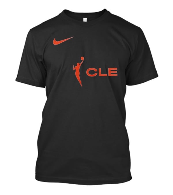 Nike WNBA Cleveland Basketball Icon CLE Orange T-Shirt