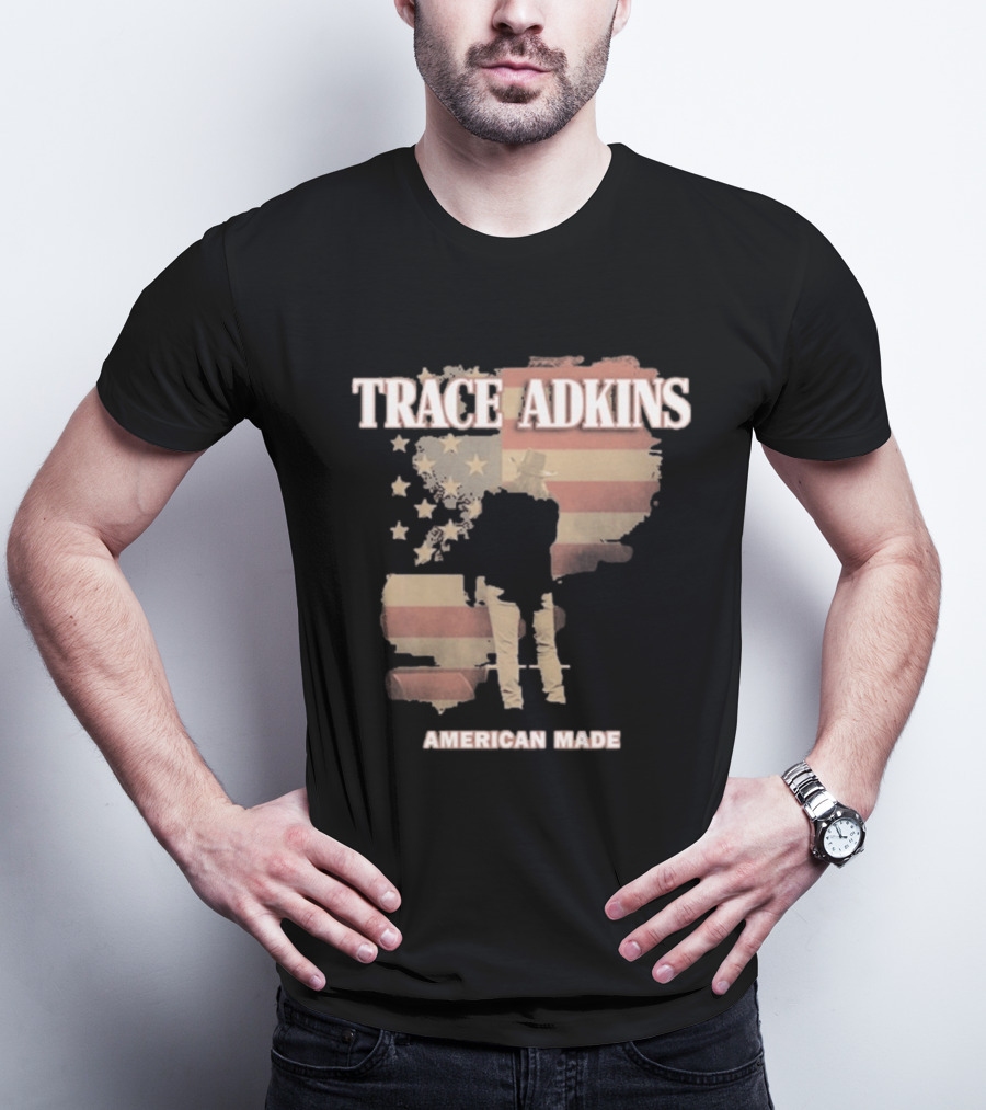 Trace Adkins American Made USA Flag Stars And Stripes T-Shirt