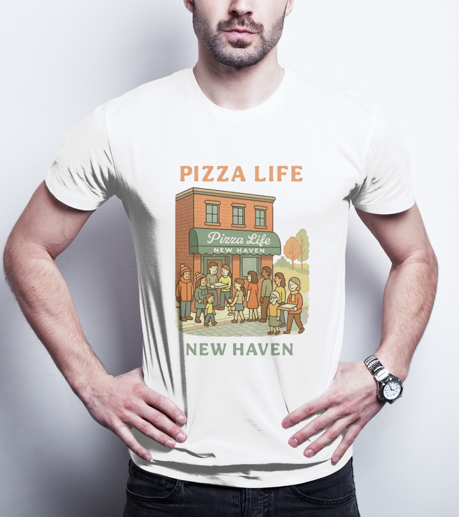 Pizza Life New Haven Family Gathering At Pizzeria T-Shirt