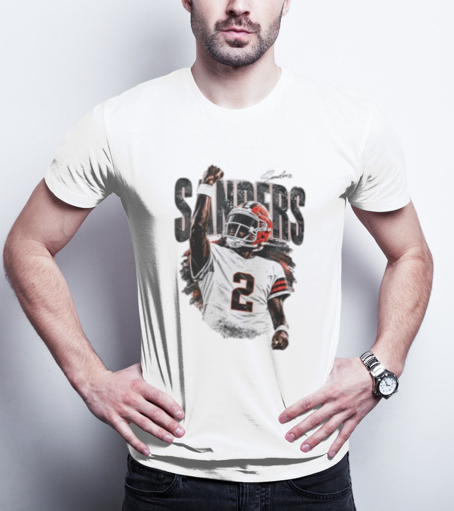 Sanders 2 Colorado Buffaloes Jersey Football Player T-Shirt