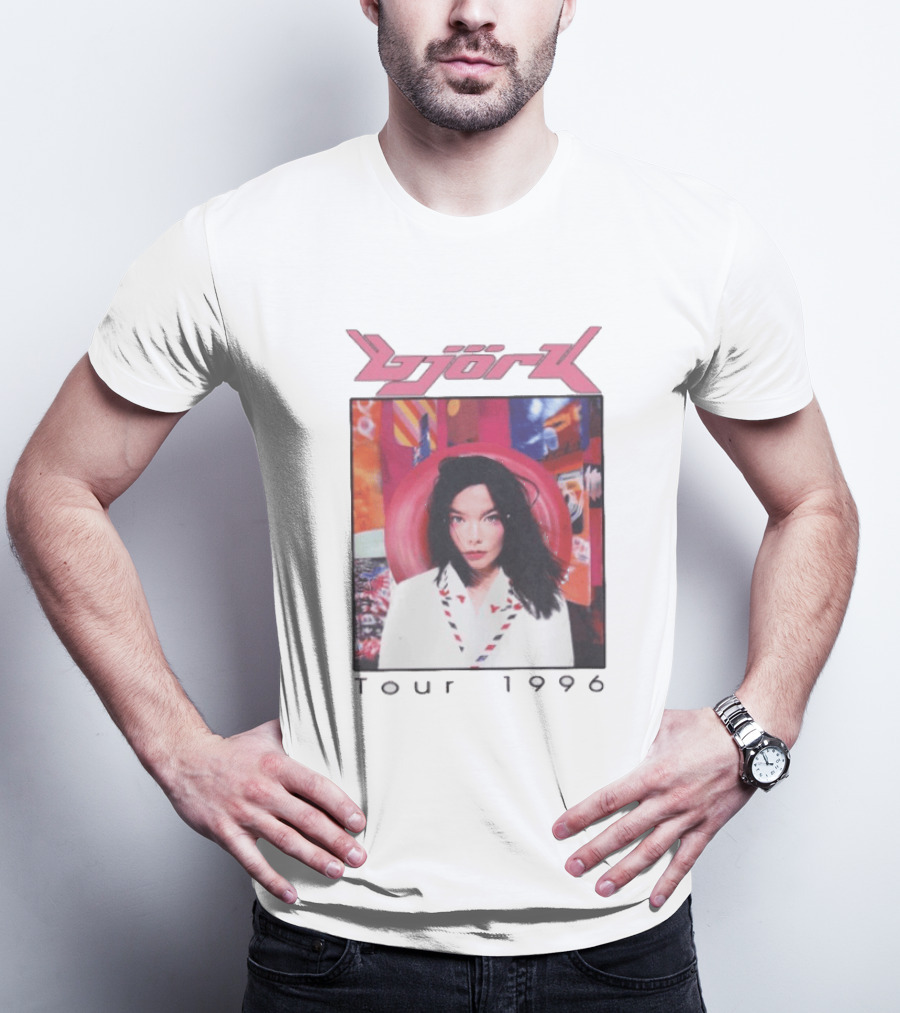 Björk Tour 1996 Post Icelandic Singer T-Shirt