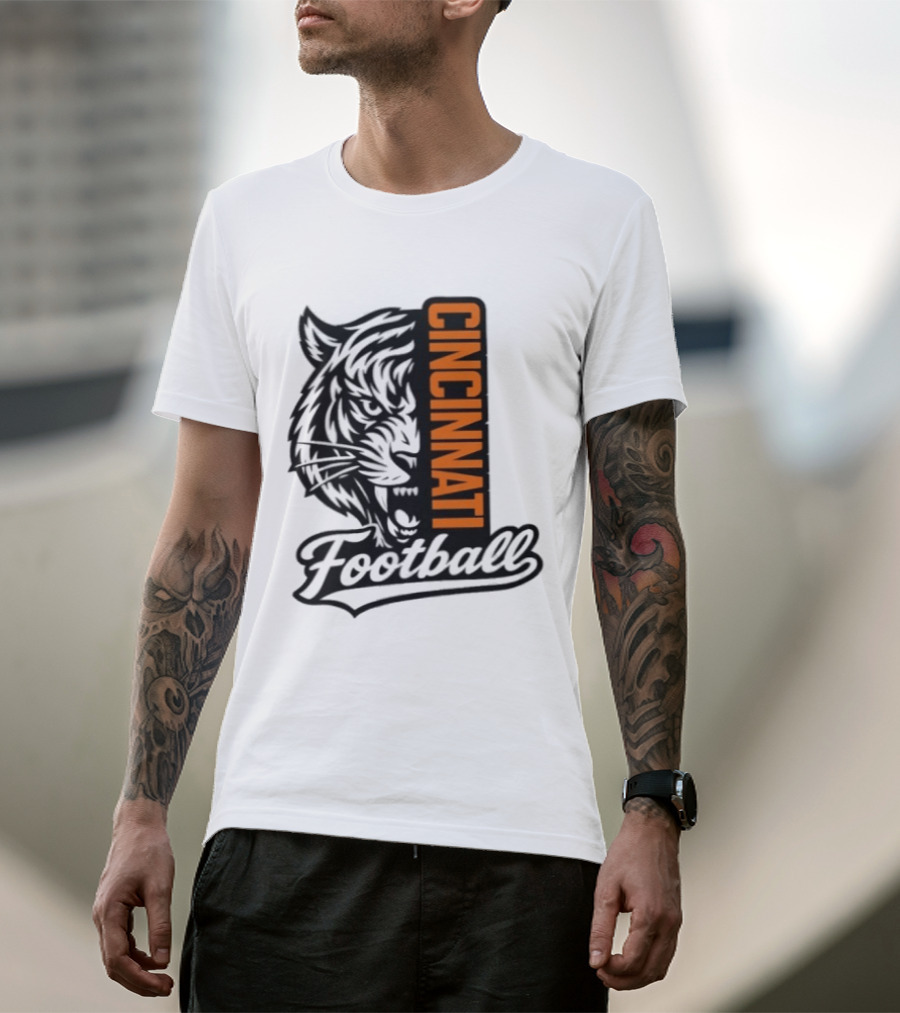 Cincinnati Football Tiger Tiger Iconic Team T-Shirt