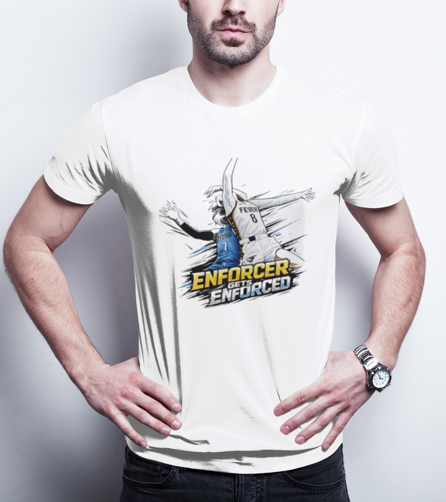 WNBA Enforcer Fever 8 Jumper Action T-Shirt