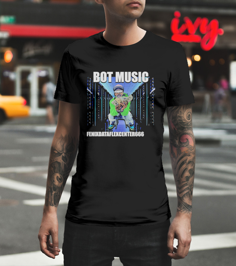 Bot Music Fenixdataflexcenter666 Cash Server Room T-Shirt