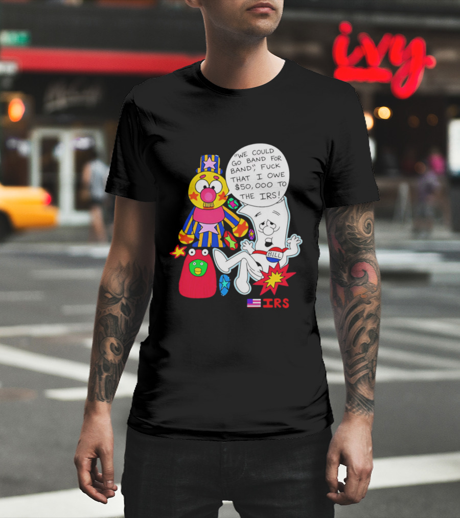 I'm Just A Bill IRS Debt Schoolhouse Rock Clown And Starburst T-Shirt