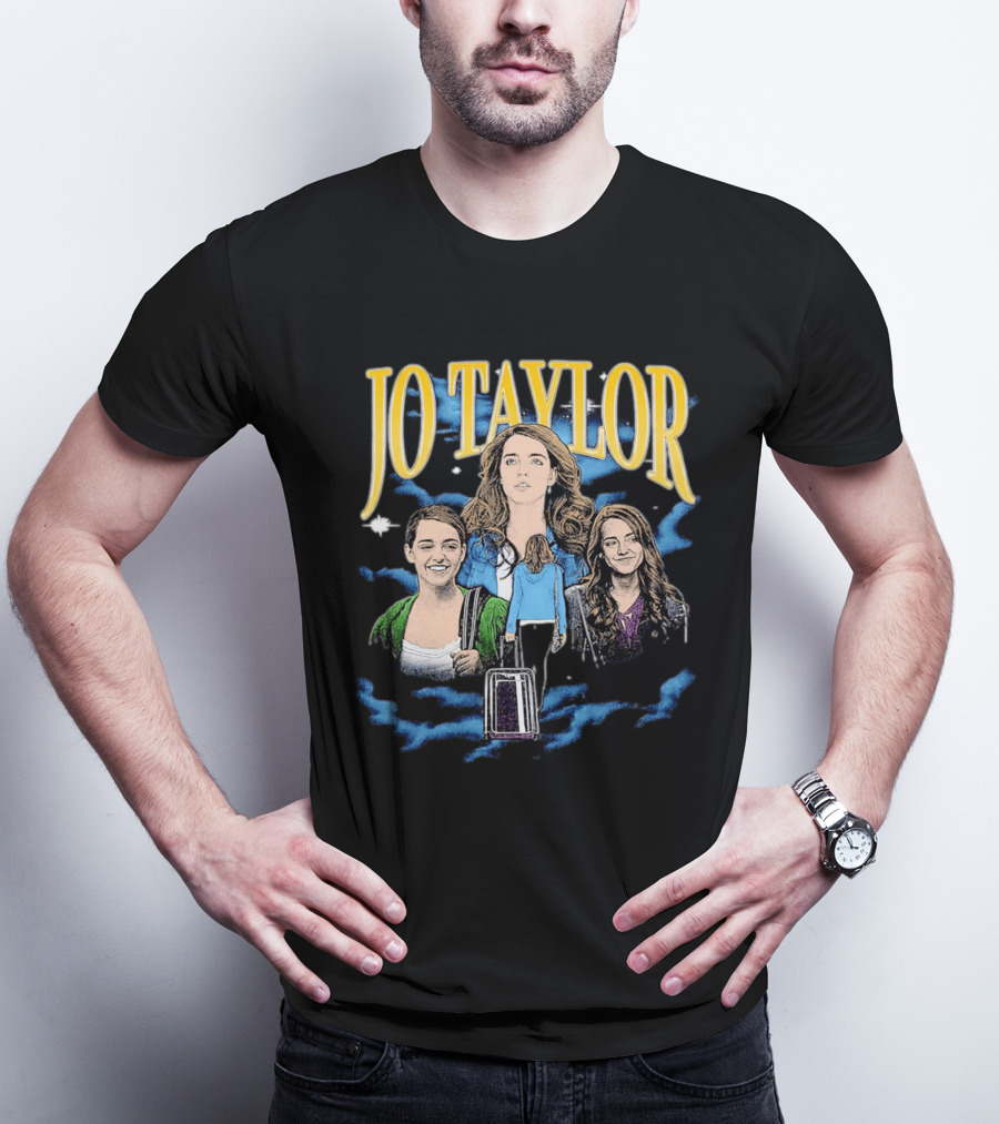 Jo Taylor Collage With Scenes And Luggage T-Shirt