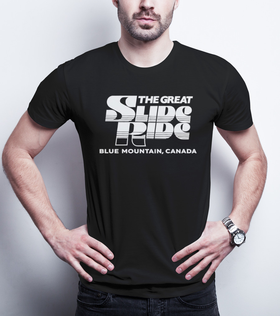 The Great Slide Ride Blue Mountain Canada Adventure Experience T-Shirt