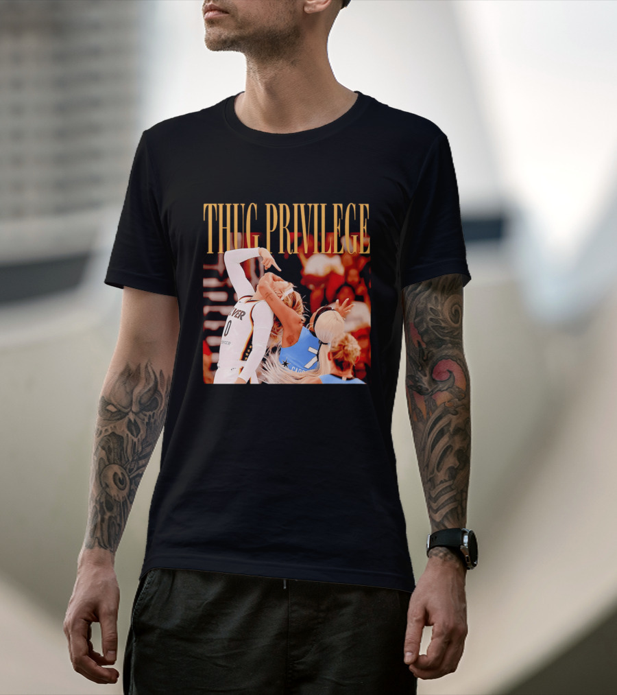 Thug Privilege Sophie Cunningham Basketball Action T-Shirt