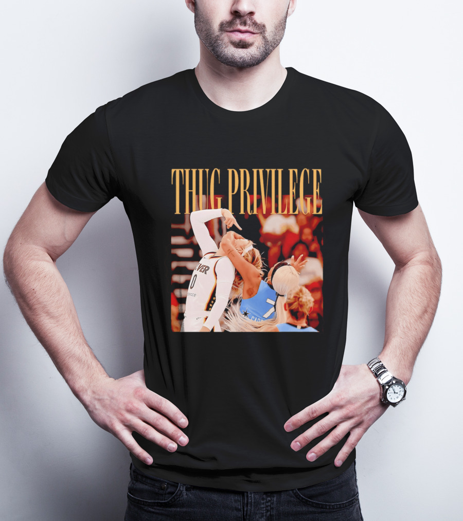 Thug Privilege Sophie Cunningham Basketball Action T-Shirt