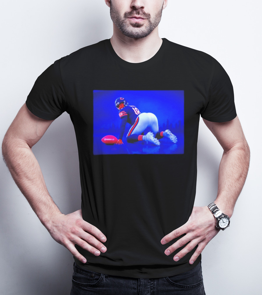 Caleb Williams Madden 27 Chicago Bears Football Sports Game T-Shirt