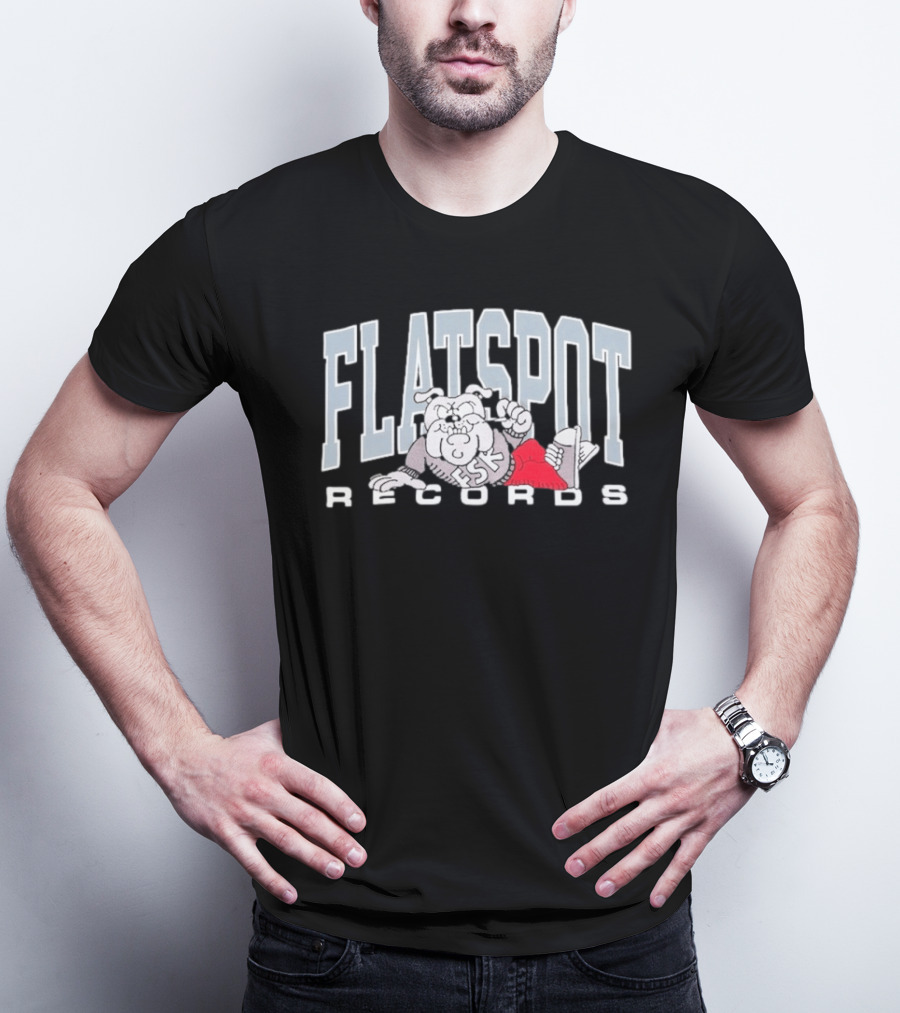 Flatspot Records FSK Embroidered Chill Dog T-Shirt