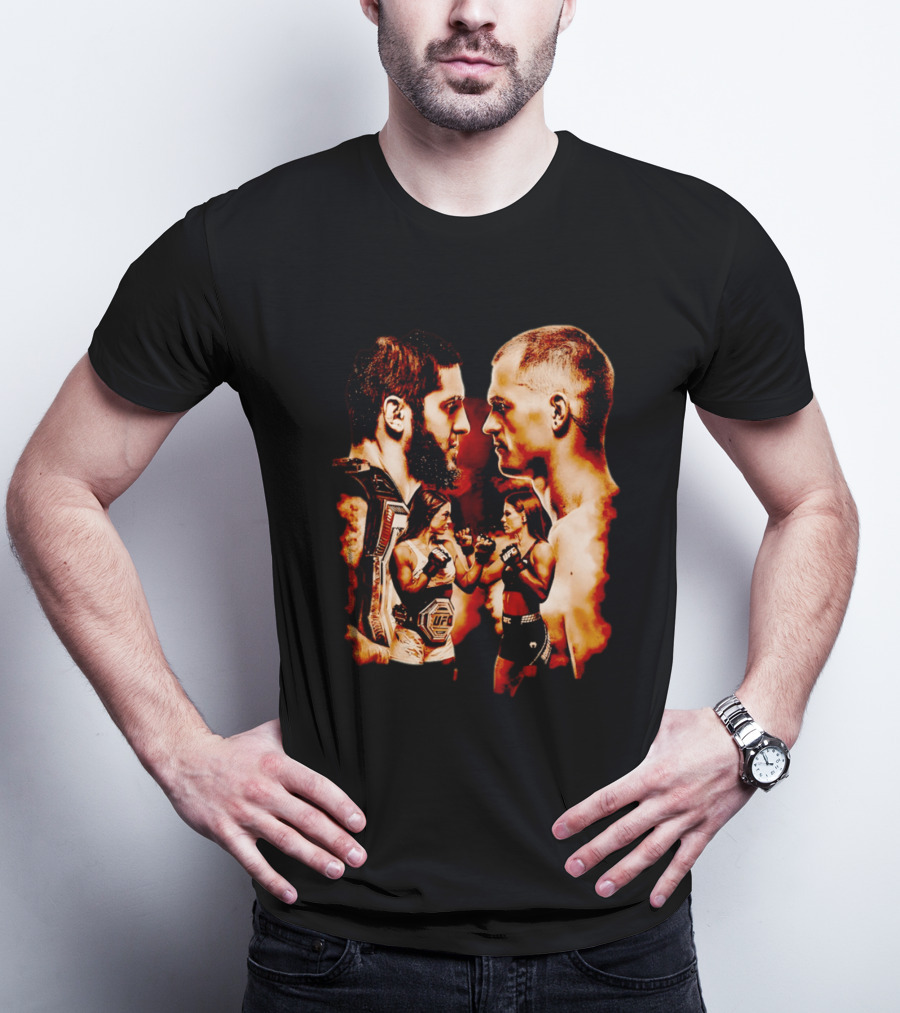 UFC 330 Matchup Islam Makhachev Vs Alexander Volkanovski Face Off T-Shirt