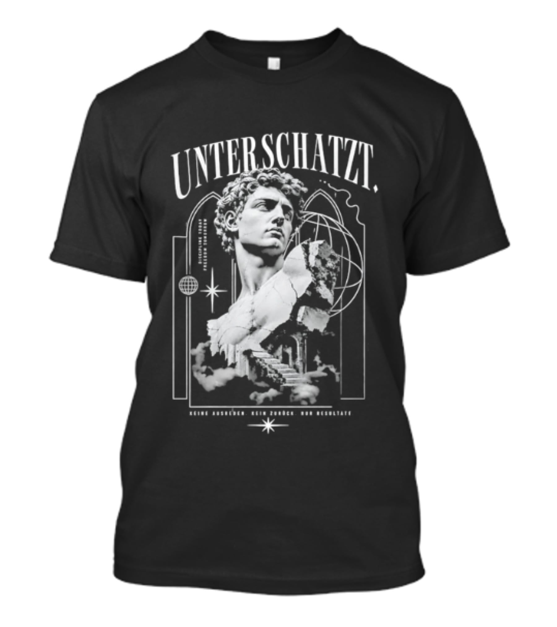 Unterschaetzt Discipline Classical Bust Keine Ausreden Keine Ergebnisse T-Shirt