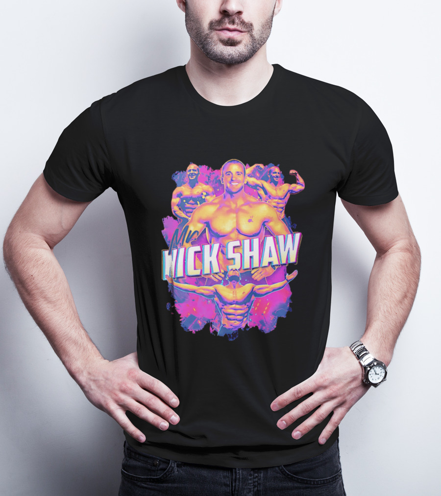 Mr Nick Shaw Bodybuilding Motivation Fitness Enthusiast Hype T-Shirt