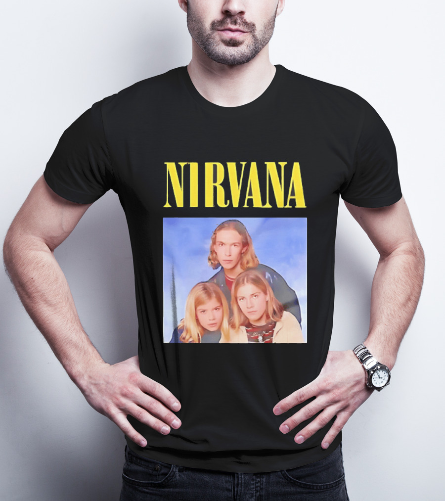 Nirvana Hanson Trio Blue Cloud Bootleg T-Shirt