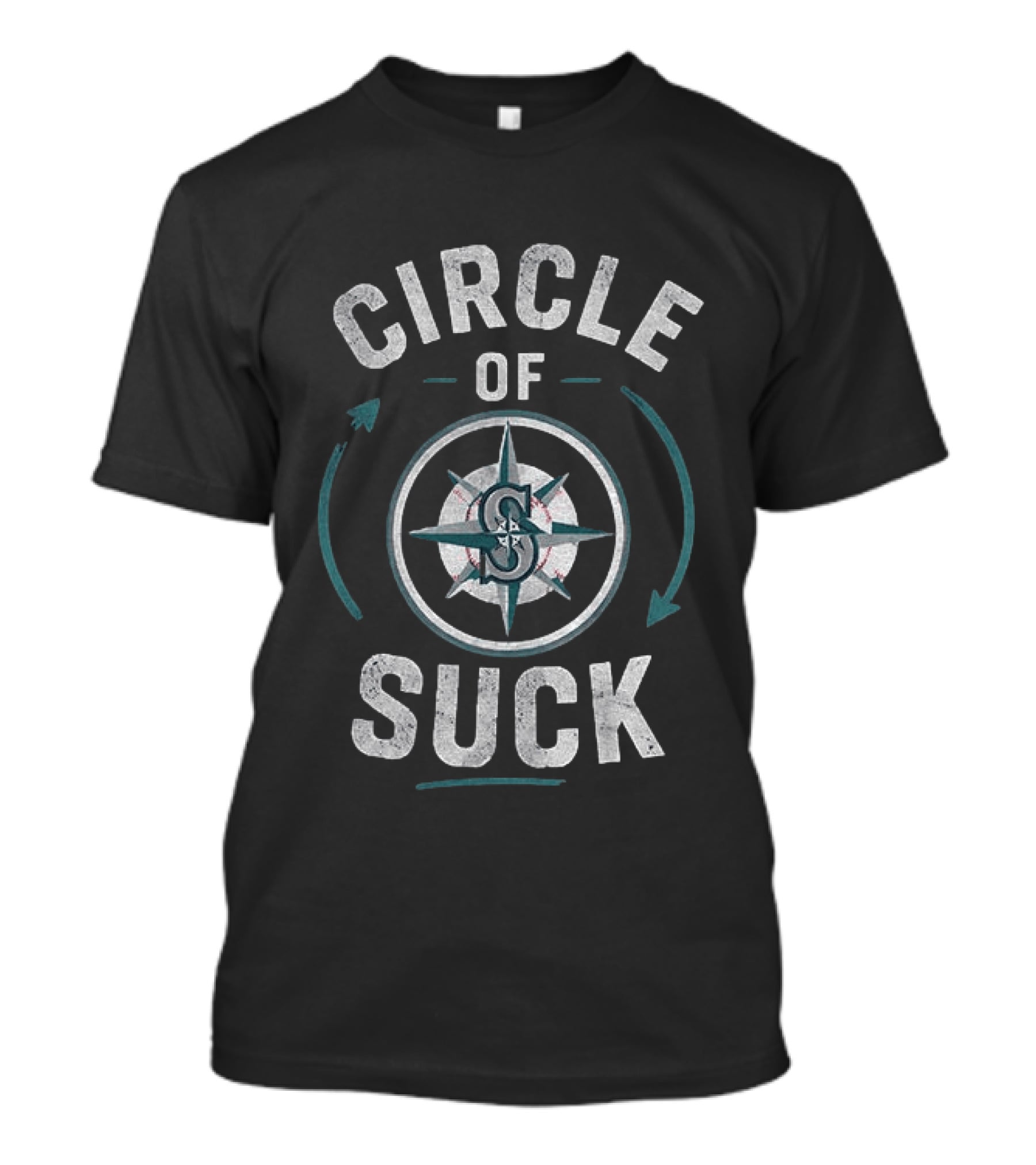 Circle Of Suck Seattle Mariners T-Shirt